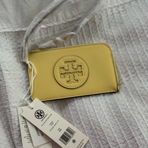 Tory Burch | Bags | Tory Burch Yellow Card Holder New | Poshmark